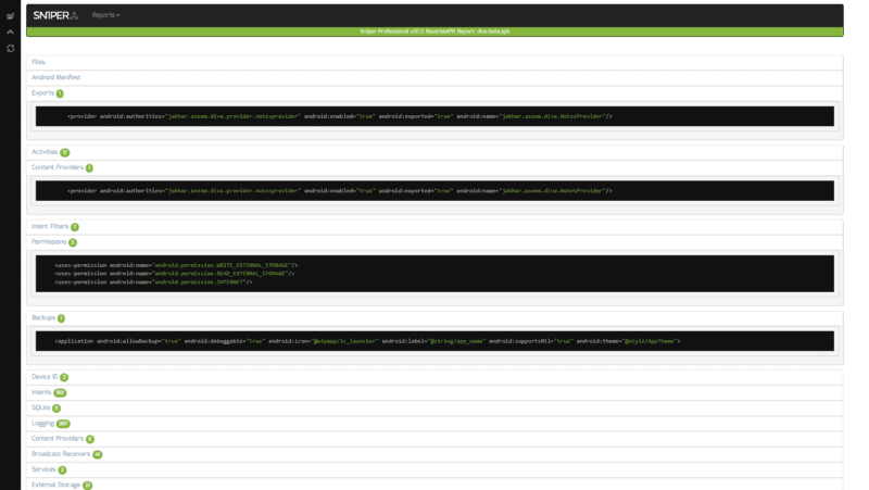 Sn1per ReverseAPK Module Available Now! - Attack Surface Management Solutions | Sn1perSecurity LLC